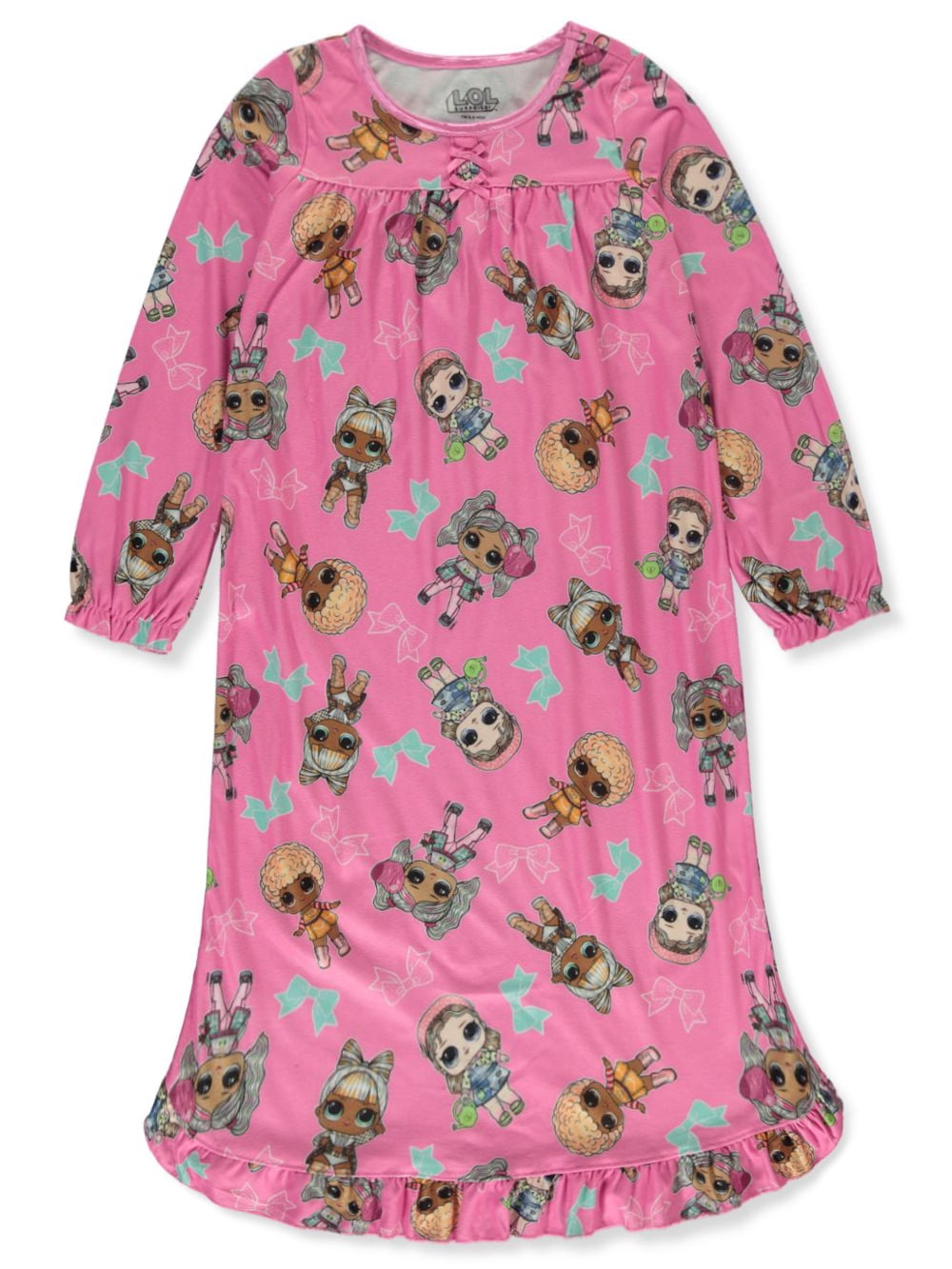 Centric Brands Girls LOL Surprise Bow Time Traditional Flannel Granny ...