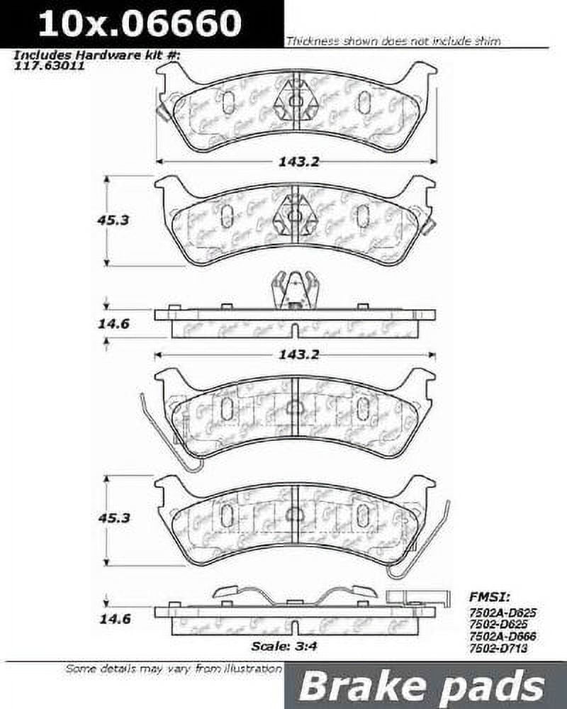 Centric Parts - Ceramic Pads - Walmart.com
