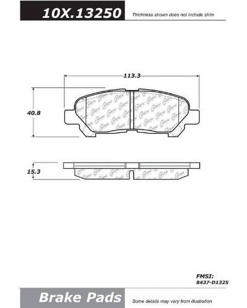 Centric Parts - Ceramic Pads - Walmart.com