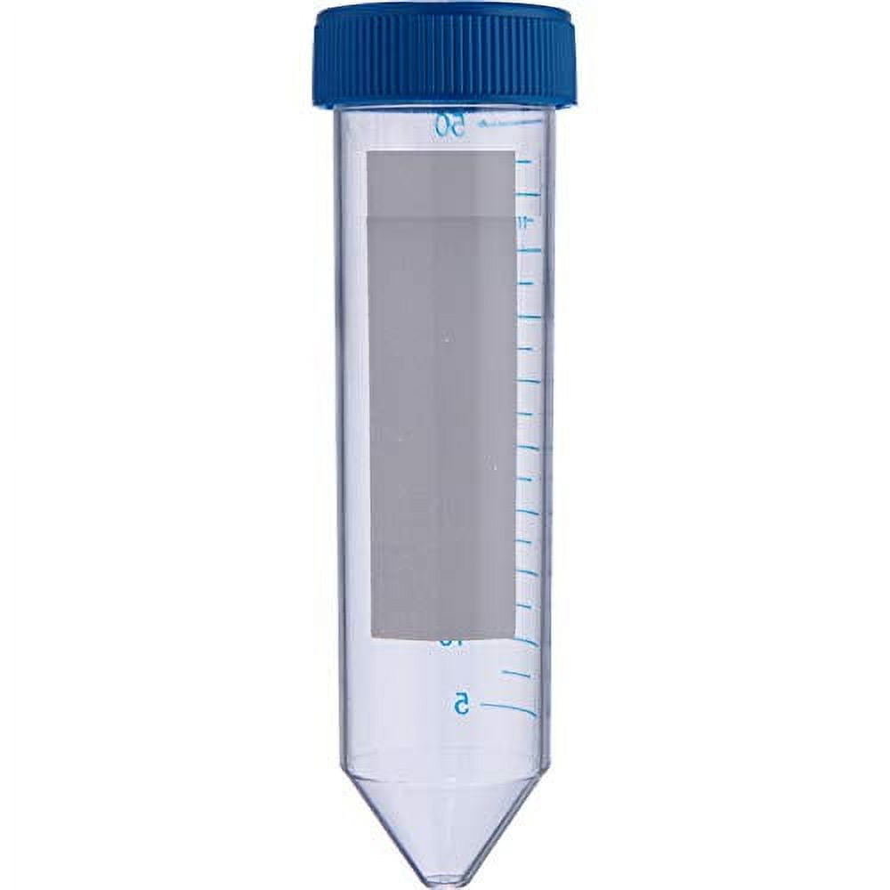 Centrifuge Tube, 50 mL, Sterile, Blue Cap, 500 Quantity, Bulk Packed in ...