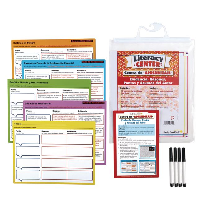 Centro de Aprendizaje: Evidencia, Razones, Puntos y Asuntos del Autor ...