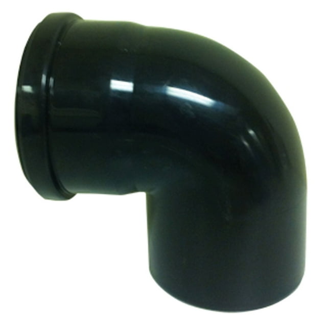 Centrotherm ISEL0487UV InnoFlue Residential SW Black Standard Elbow PPS ...