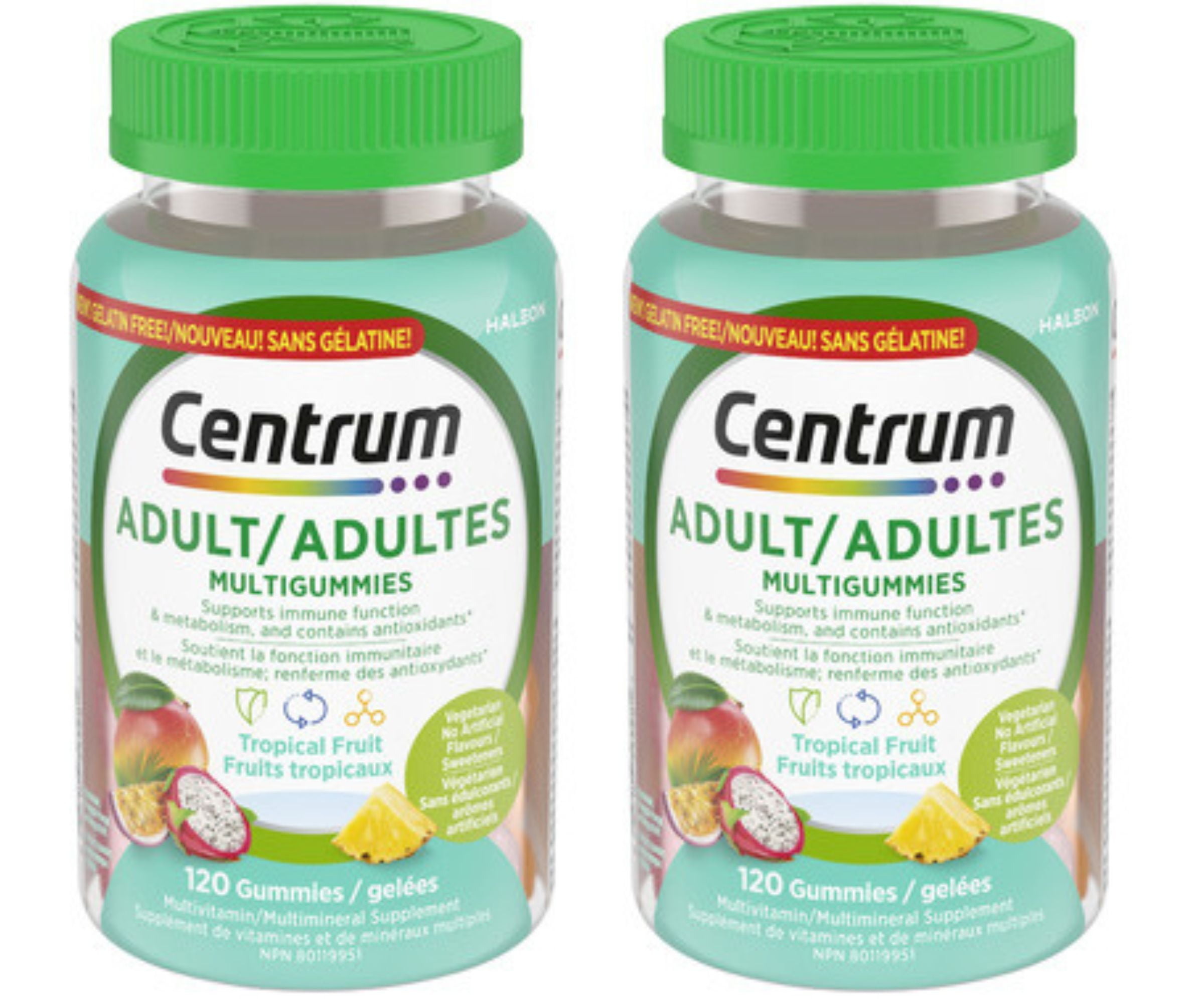Centrum Adult MultiGummies Tropical Fruit Multivitamin and Multimineral ...
