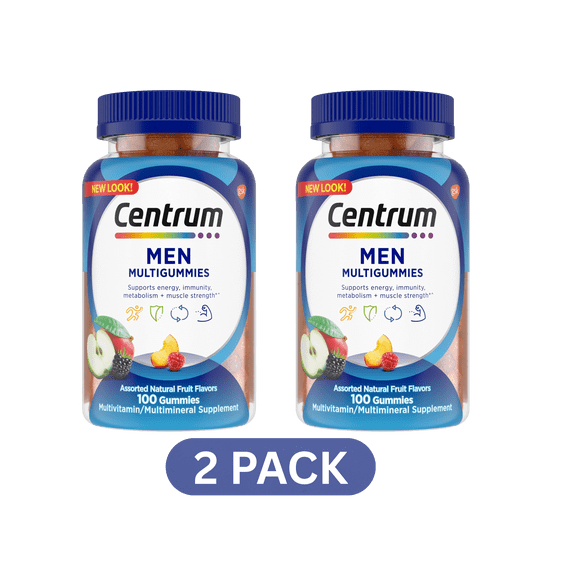 Centrum Brand Multigummies Men's Gummy Vitamins, Multivitamin With ...