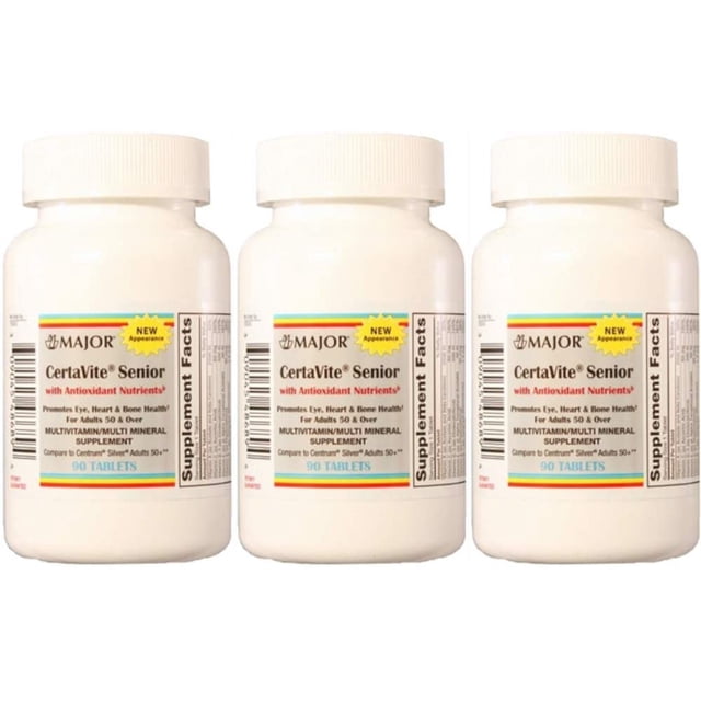 Centrum Certavite Senior with Antioxidant Nutrients Multivitamin Multi ...