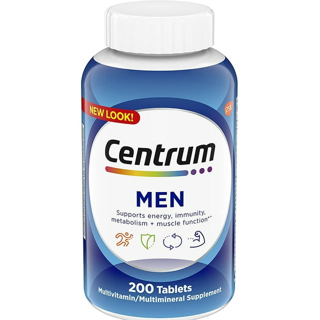 Centrum Men- 200 ct Multivitamin/Multimineral Supplement Tablets with ...