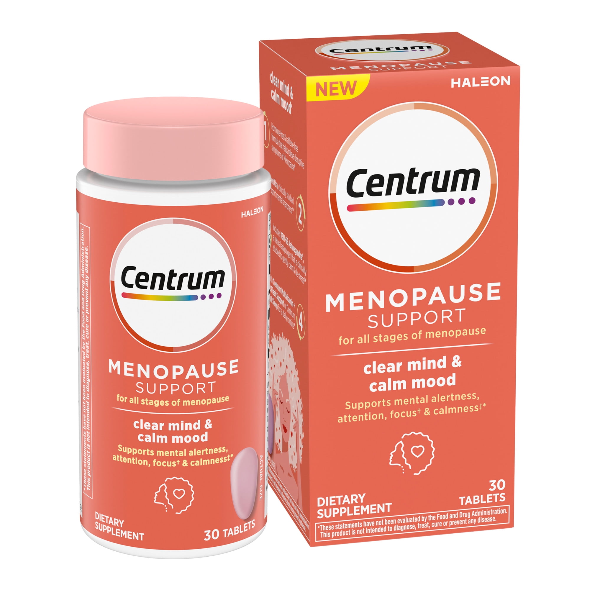 Centrum Menopause Support Complete Womens Multivitamin Supplement for ...