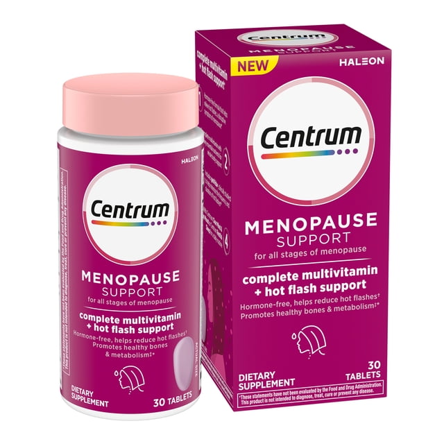 Centrum Menopause Support Complete Womens Multivitamin Supplement With ...