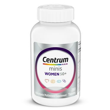 Centrum Minis Women 50+ Complete Daily Multivitamin Supplement Pills ...