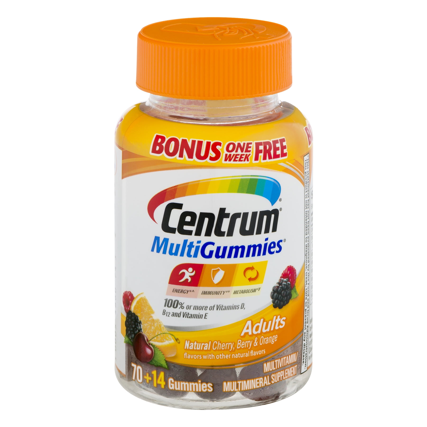 Centrum MultiGummies Adult Multivitamin Gummies, 84 Count - Walmart.com