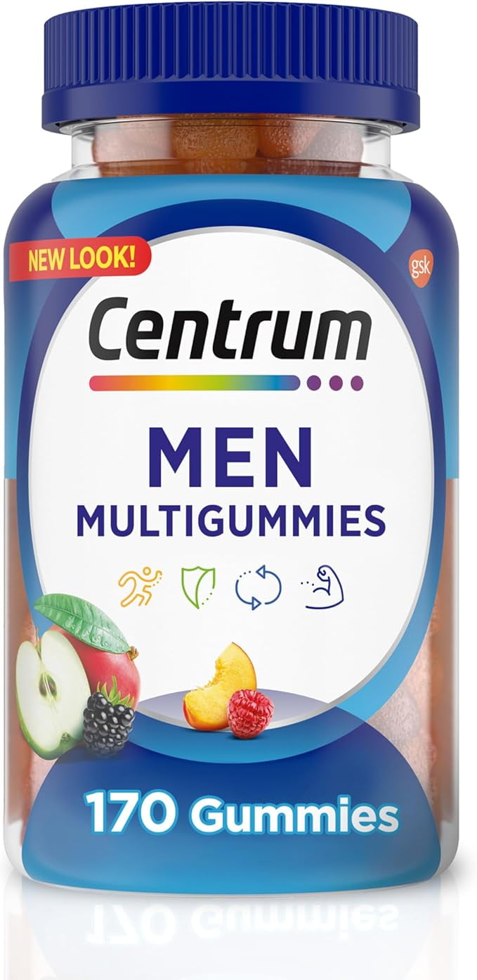 Centrum MultiGummies Gummy Multivitamin for Men, Multivitamin ...