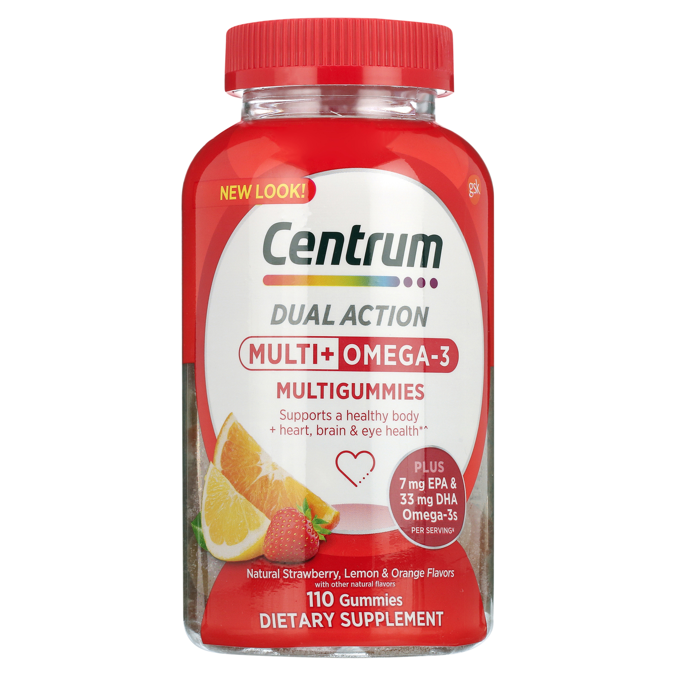 Centrum Multigummies Adult Over 50 Multivitamin Gummies, Assorted Fruit ...