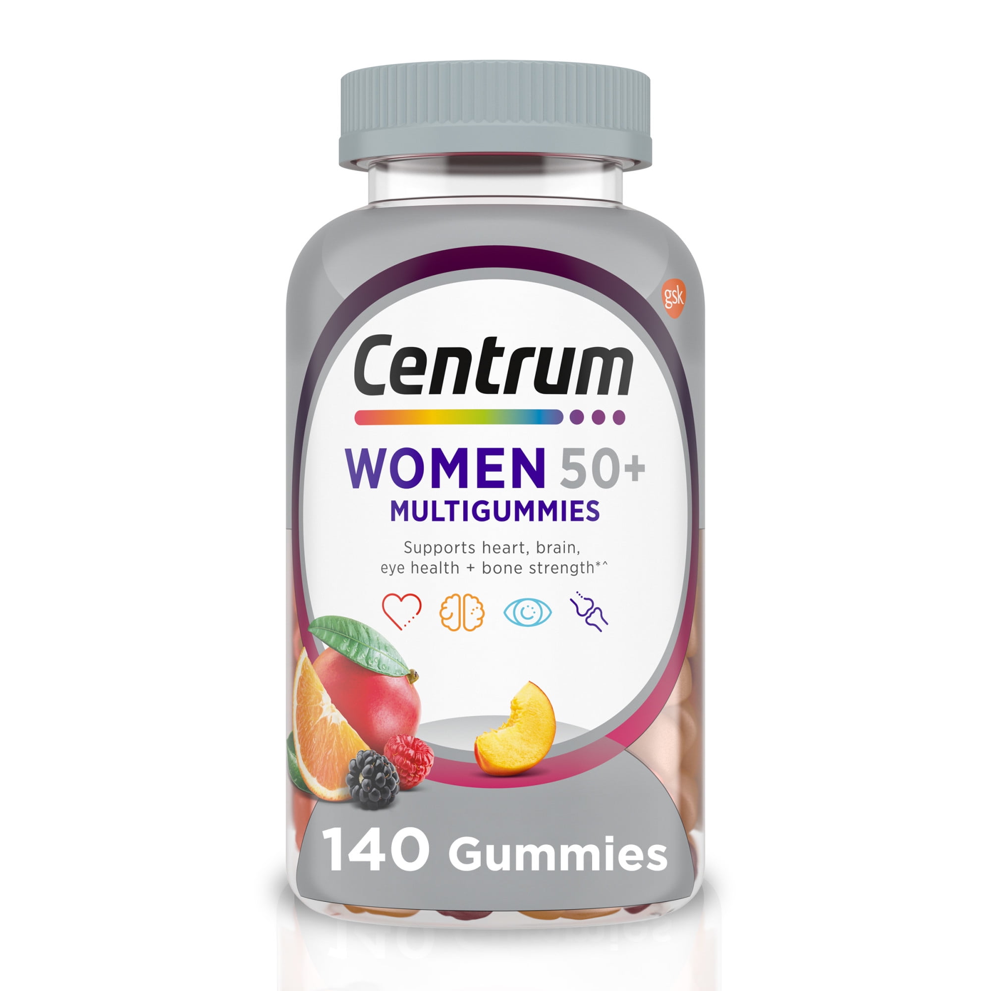 Centrum Multigummies Womens 50+ Gummy Vitamins, Multivitamin Supplement ...