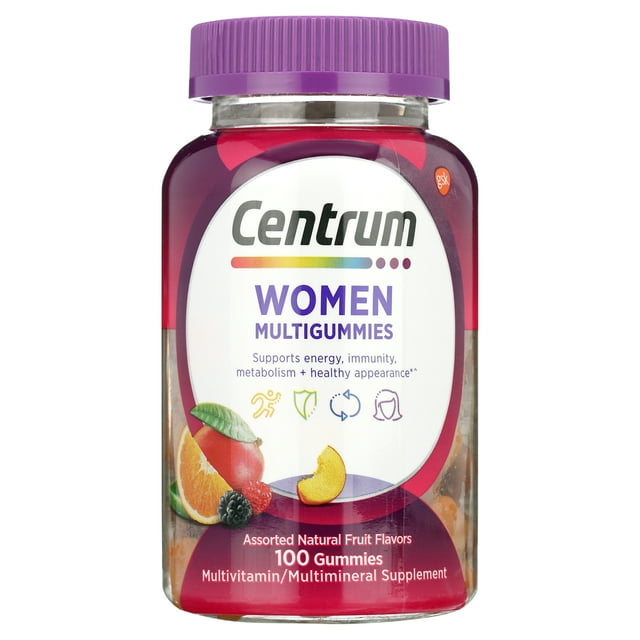 Centrum Multigummies Womens Gummy Vitamins, Multivitamin Supplement ...