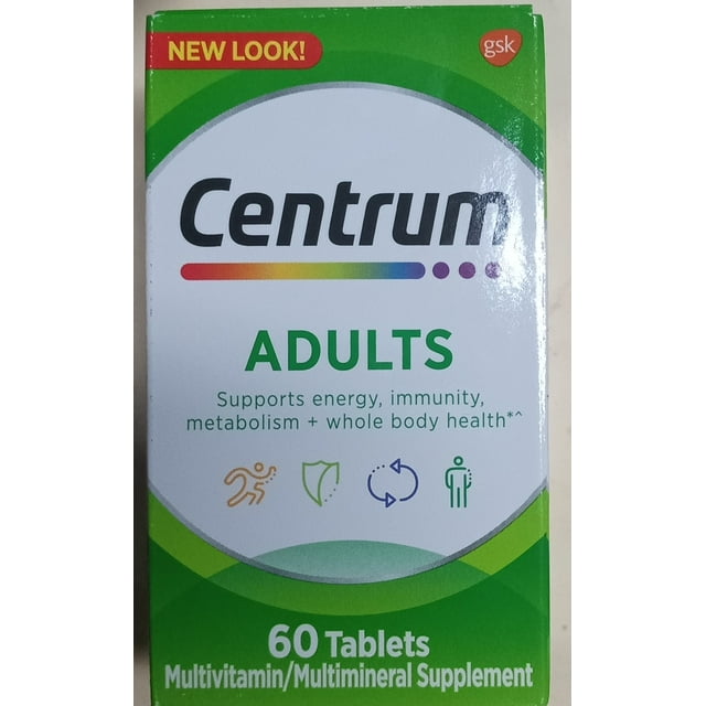 Centrum Multivitamins Adults 60 Tabs - Walmart.com