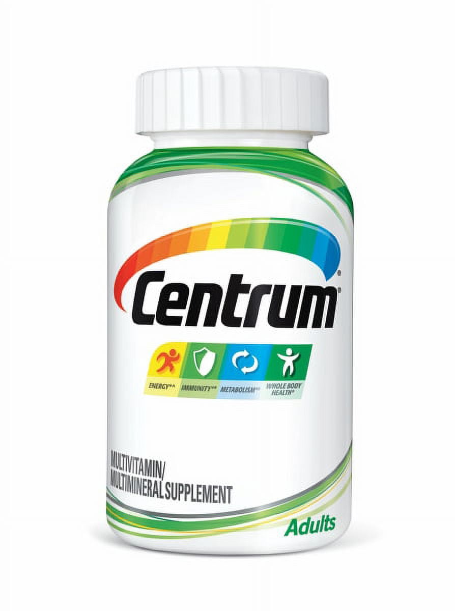 Centrum Silver Adult 50+ Multivitamin Tablets, 250 Ct - Walmart.com