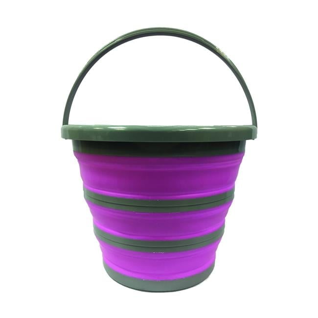 Centurion 1403 10 Liter Lavender-Grey Collapsible Bucket - Walmart.com