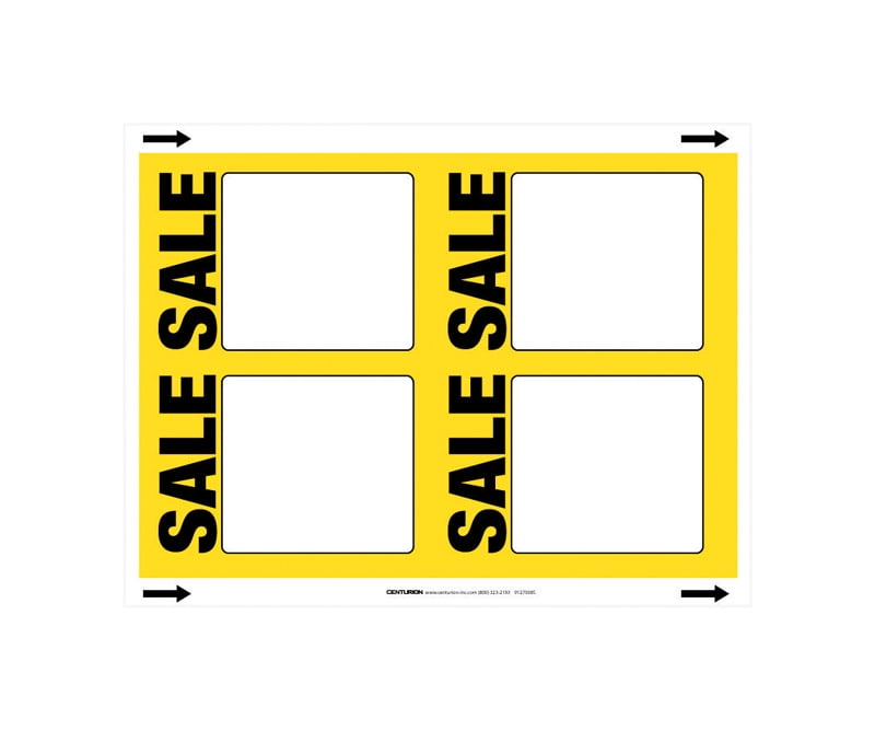 SALE WTRPRF SIGN 5X3-1/2 (Pack of 1) - Walmart.com