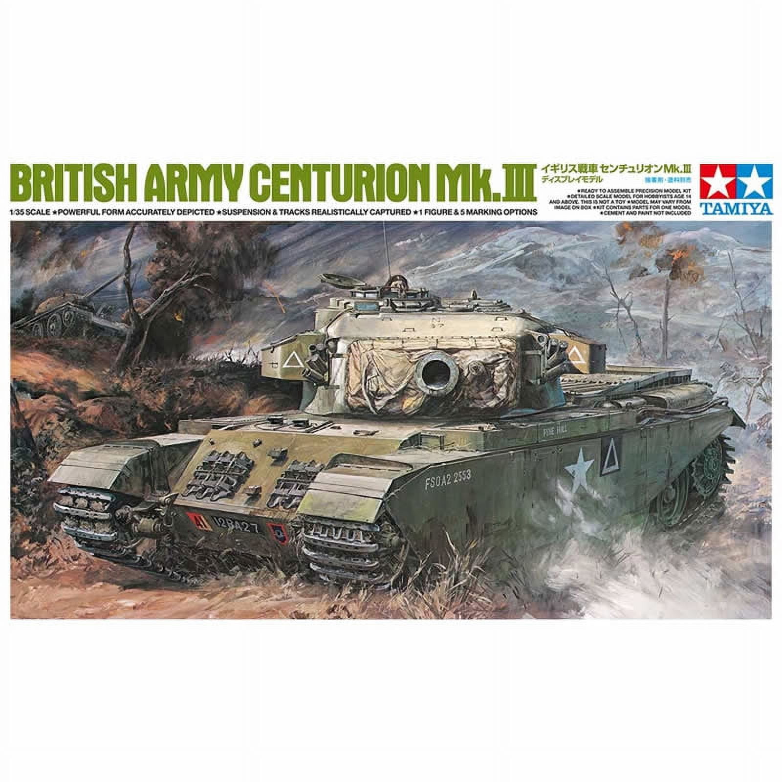 Centurion Battle Tank 1/35 Scale Plastic Model Kit Tamiya - Walmart.com