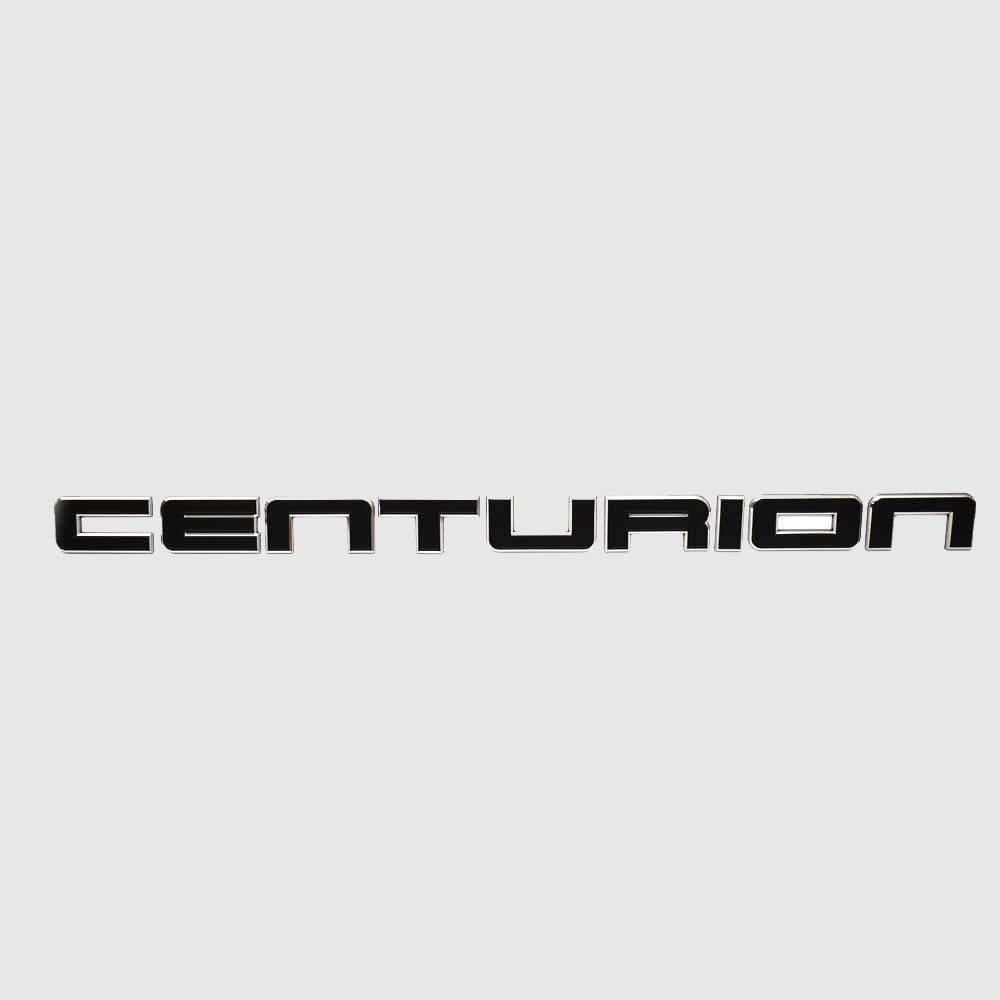 Centurion Boat Raised Decal U32589-01 | Matte Black Silver Chromax ...
