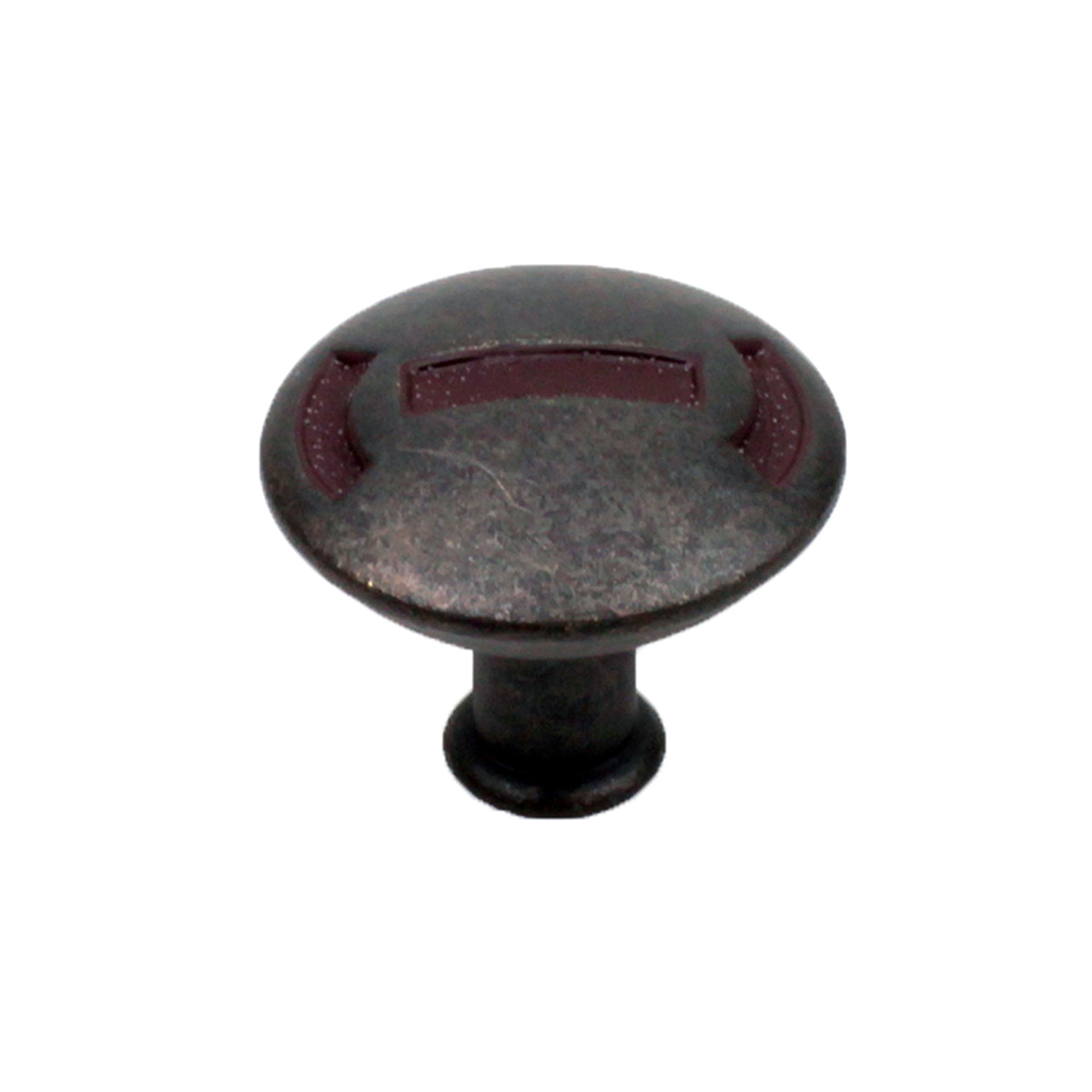 Medieval - Zinc Die Cast 1-3/16" dia. Knob, Olde Iron Rust - Walmart.com