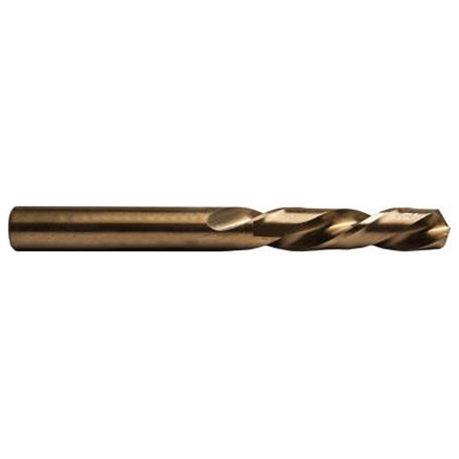Century Drill & Tool 74132 Stub Drill Bit, Left Hand, Cobalt Steel, 1/2 ...