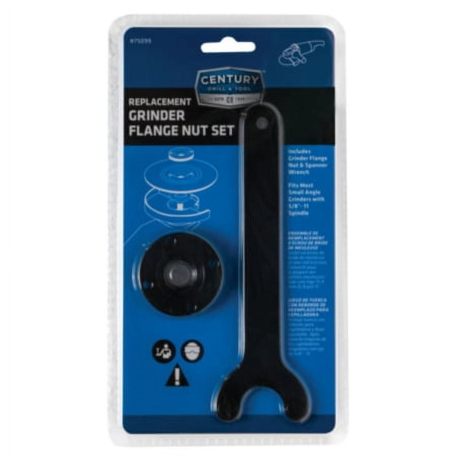 Century Drill & Tool Replacement Grinder Flange Nut Set 75099 - Walmart.com