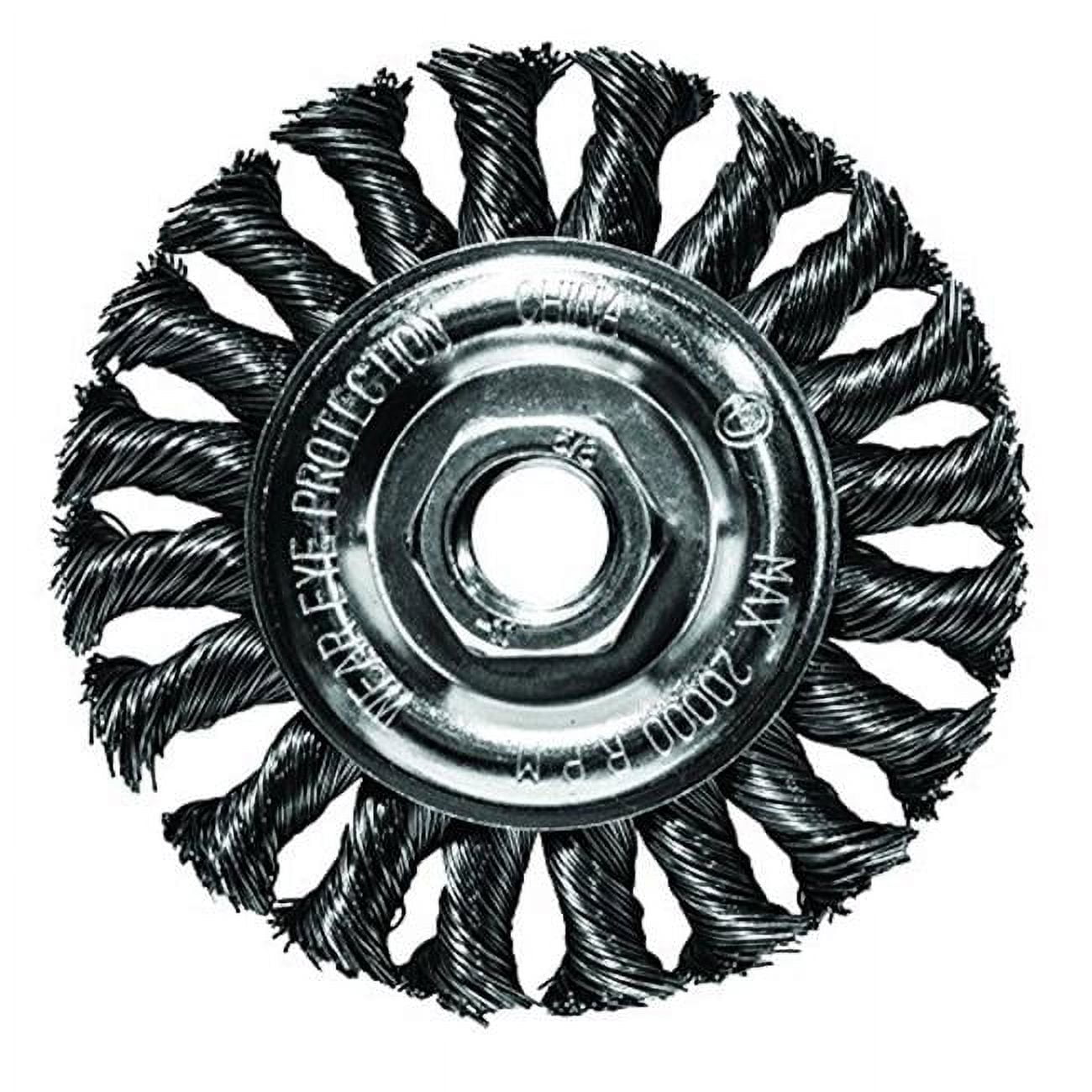 Century Drill & Tool Knotted Wire Wheel,4x10x1.25 in. 76048 - Walmart.com