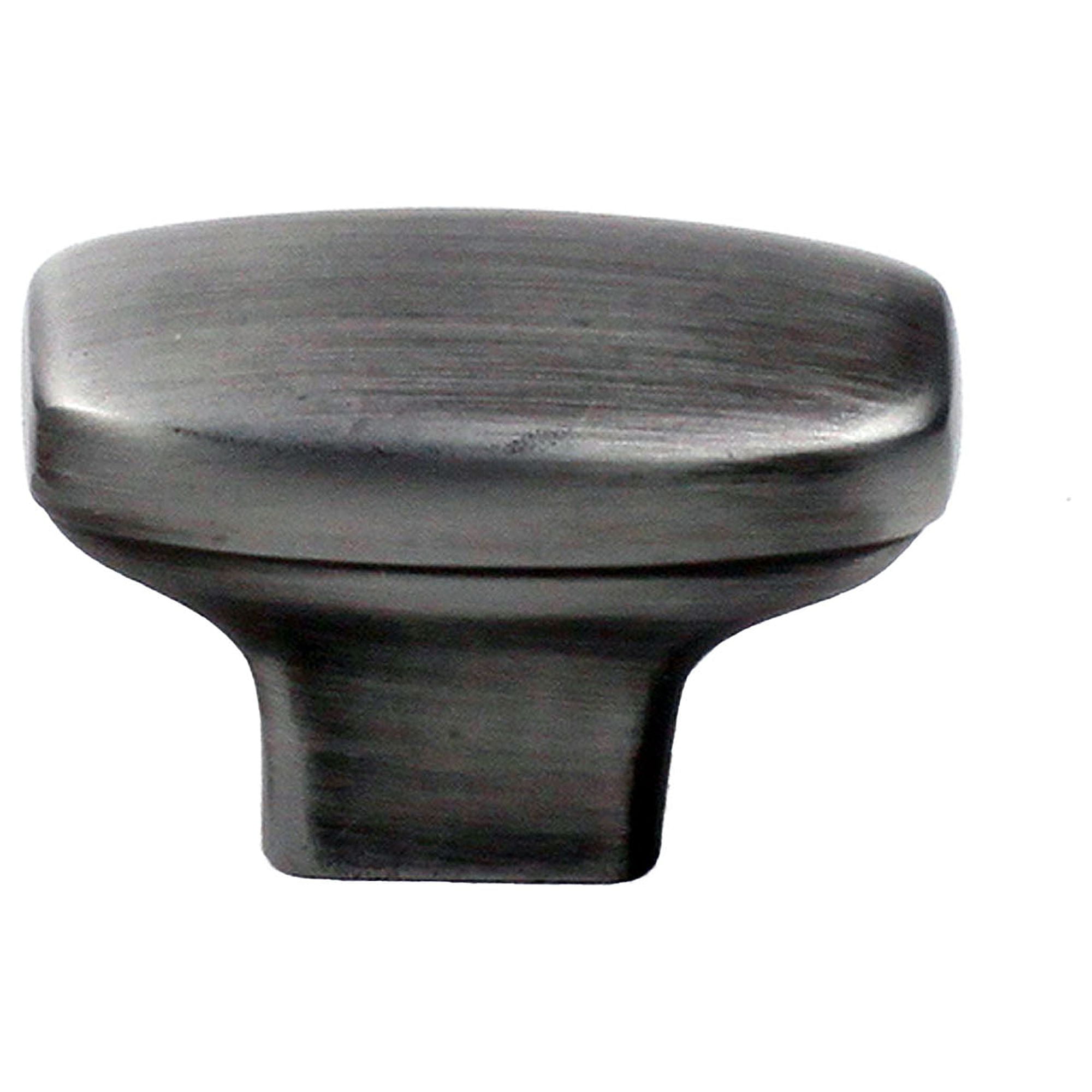 Glacier - Zinc Die Cast, 1-1/2" dia. Knob, Weathered Pewter - Walmart.com