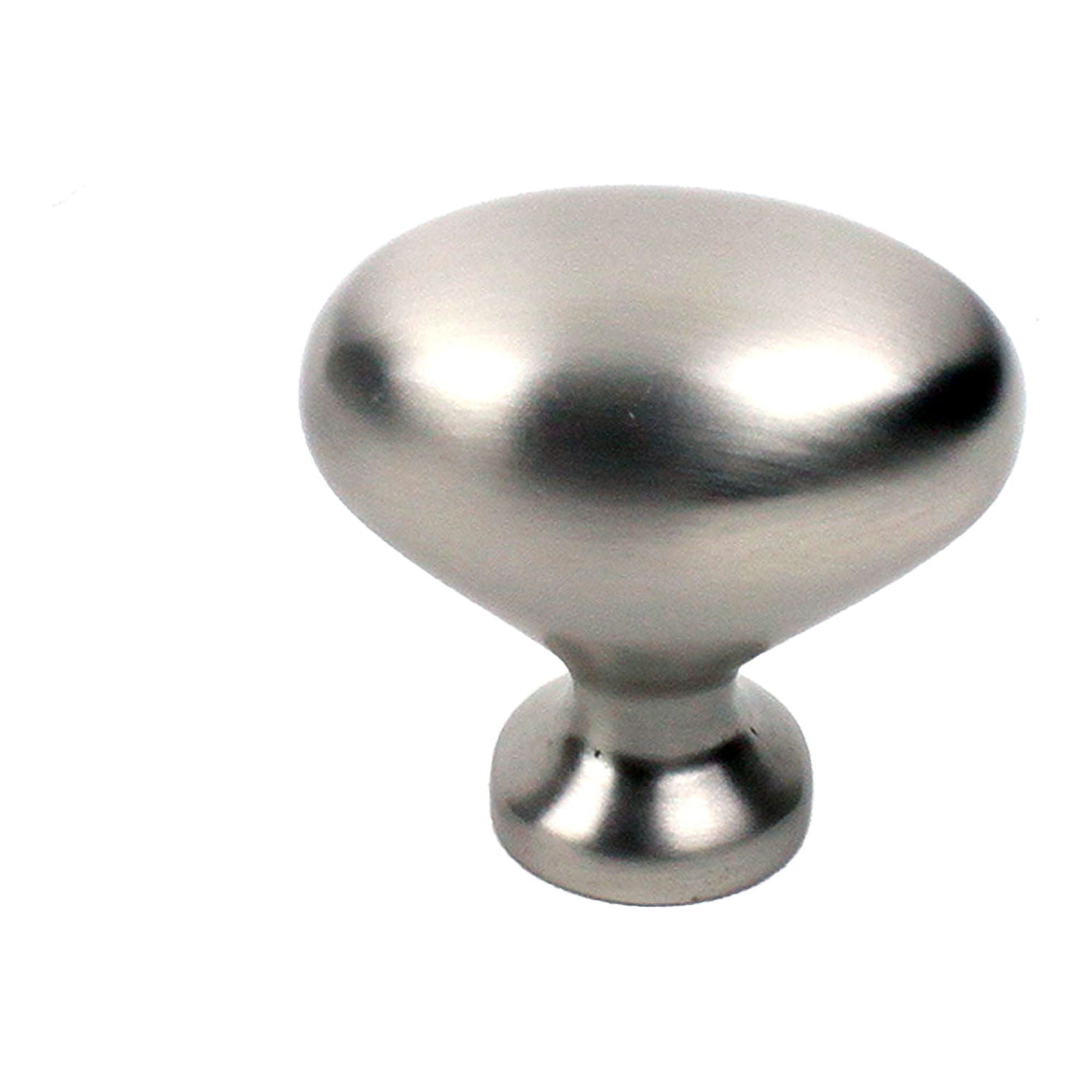 Century Hardware Glacier Collection 1-3/8" Dia. Zinc Die Cast Oval Knob ...
