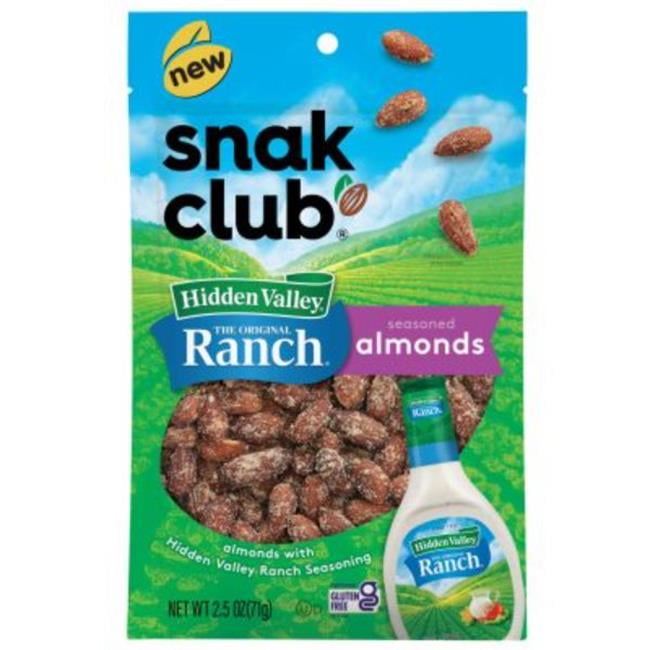 Century Snacks 2.5 oz Ranch Almonds Bag pack of 6 - Walmart.com