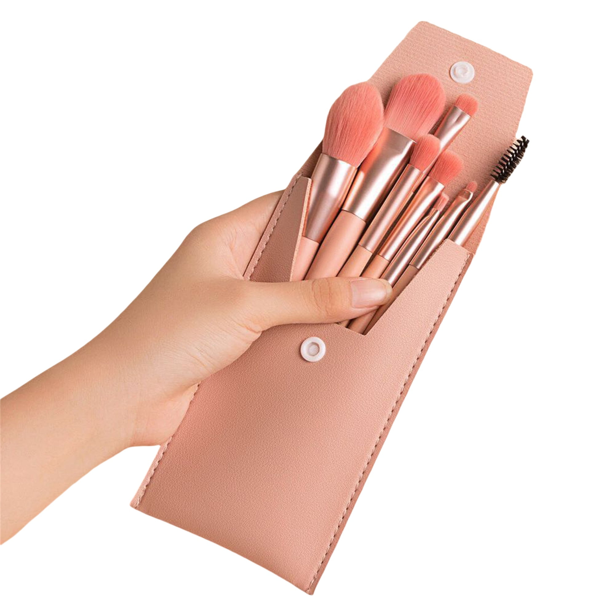 CenturyX Complete Makeup Brush Set with Bag for Foundation, Blush, and ...