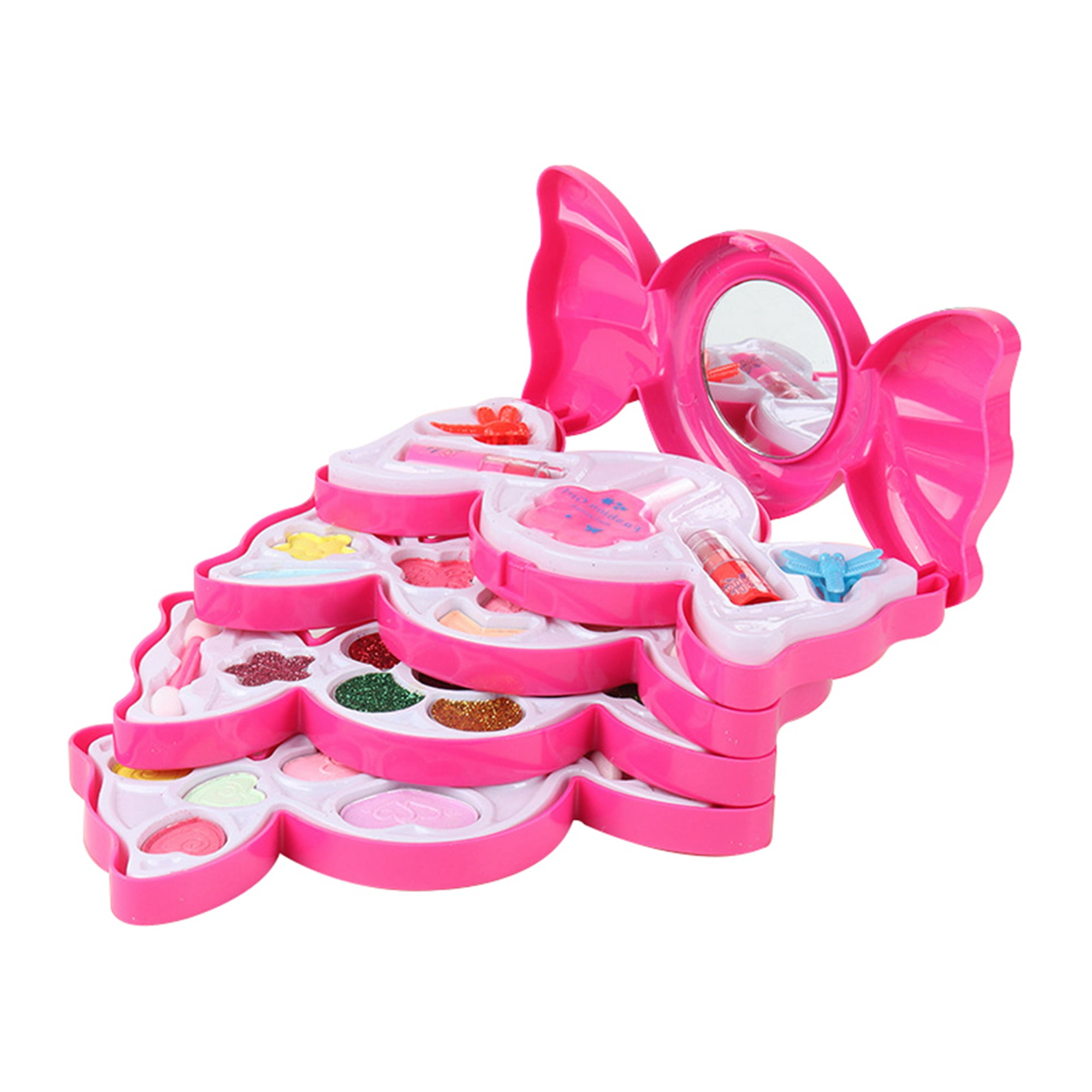 CenturyX Kids Makeup Kit for Girls Washable Make Up Set with Candy Case ...