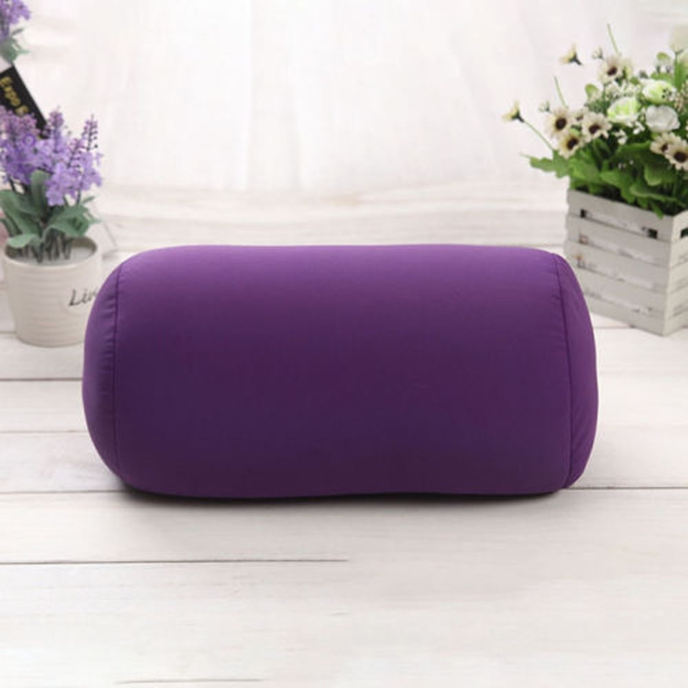CenturyX Microbead Bolster Pillow Neck Roll Cylinder Memory Foam Tube ...