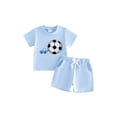 Cenuakty Baby Shorts Set Short Sleeve Flower/Animal/Soccer/Fruit ...