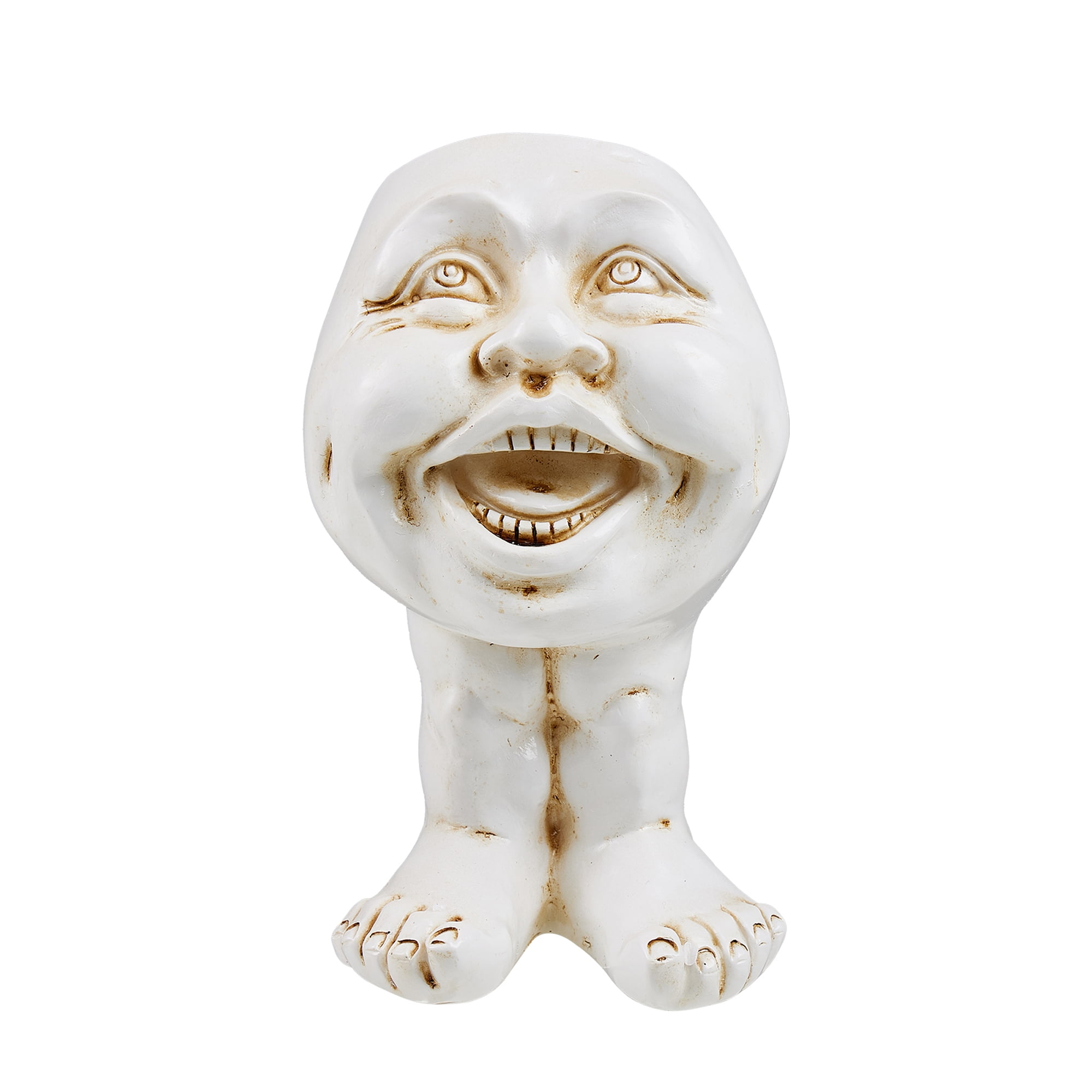 Cenuakty Funny Face Head Planter Pots for Indoor Outdoor Plants Flower ...