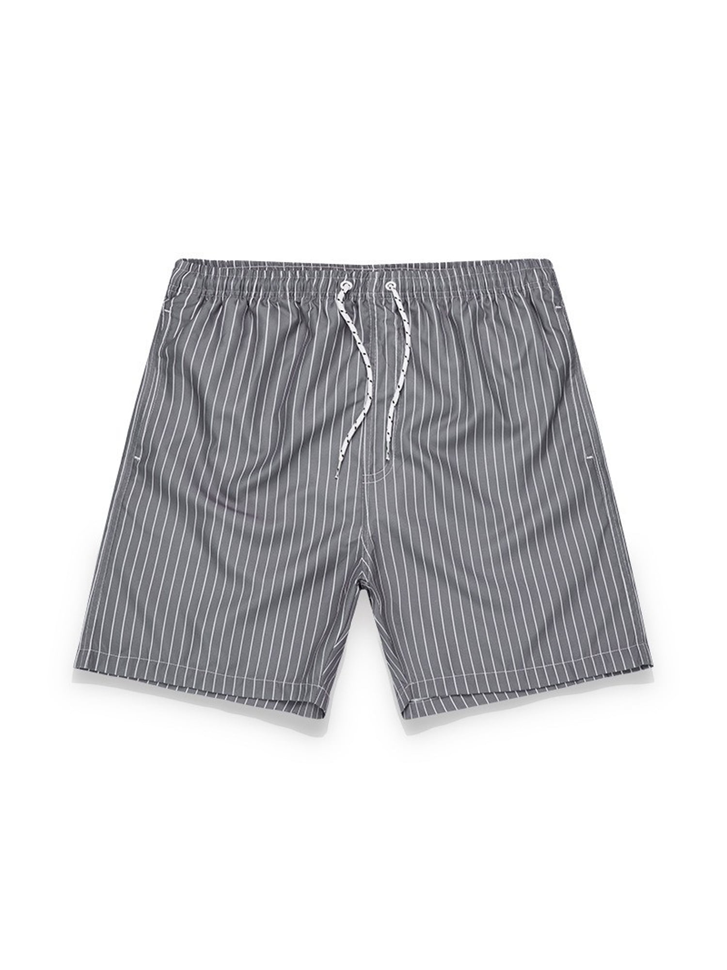 Cenuakty Men's Quick Dry Swim Trunks Swimsuits Stripe Drawstring Beach ...