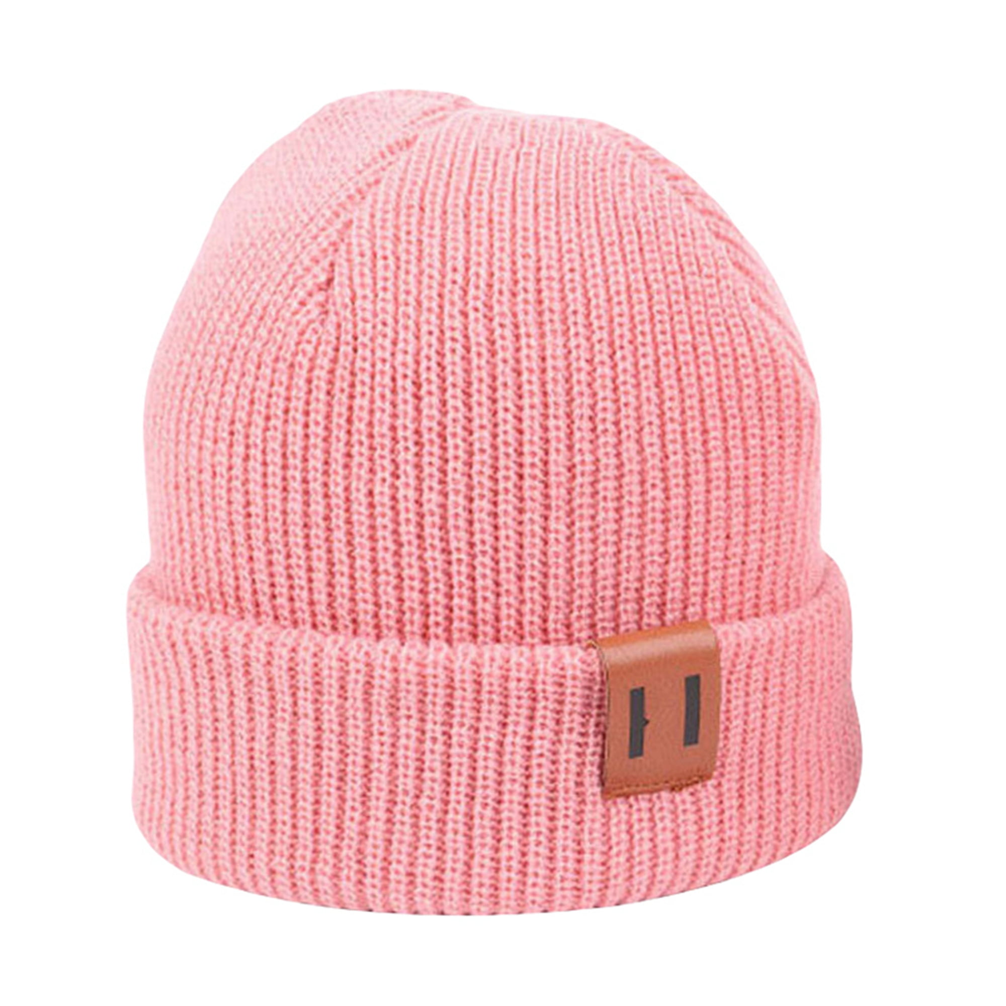 Cenuakty Parent-Child Beanie Hat Mother Kids Winter Warm Cable Knit Hat ...