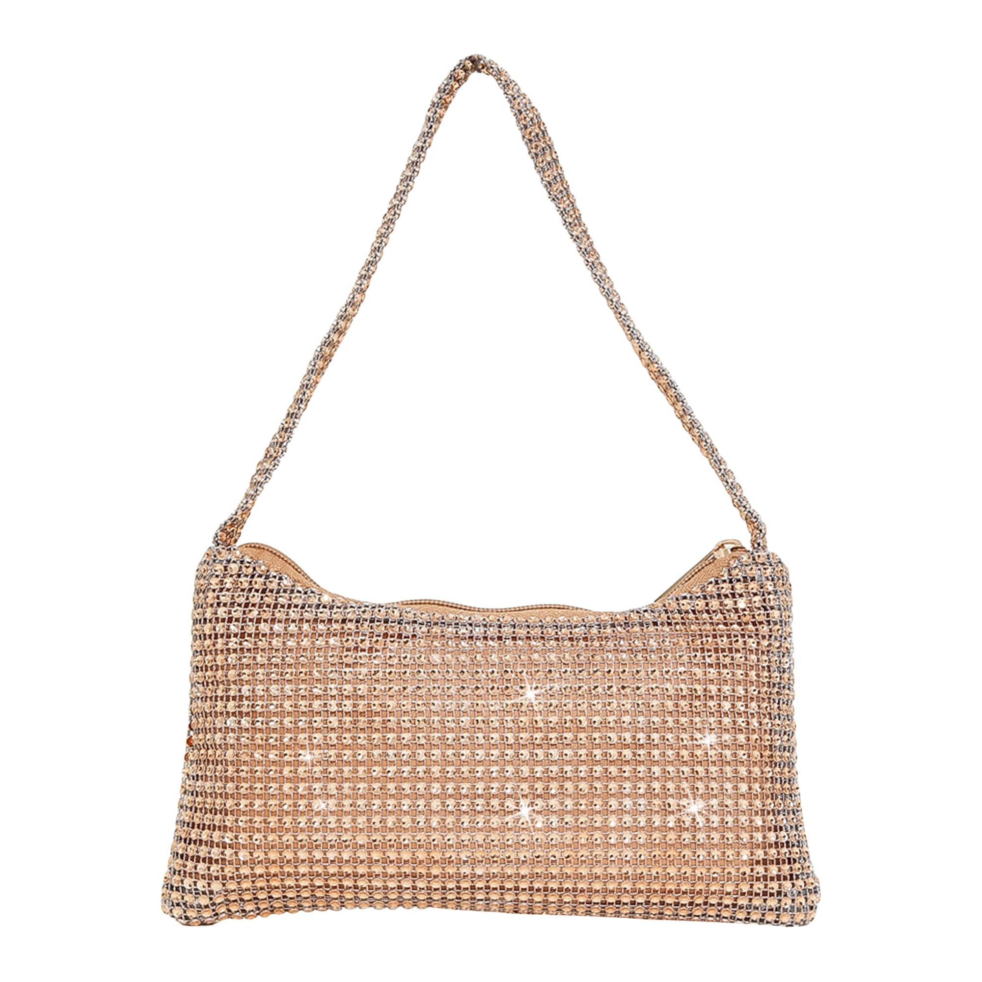 Cenuakty Rhinestone Evening Bag Bling Purse Underarm Bag Sparkly Diamond Shoulder Bag Clutch ...