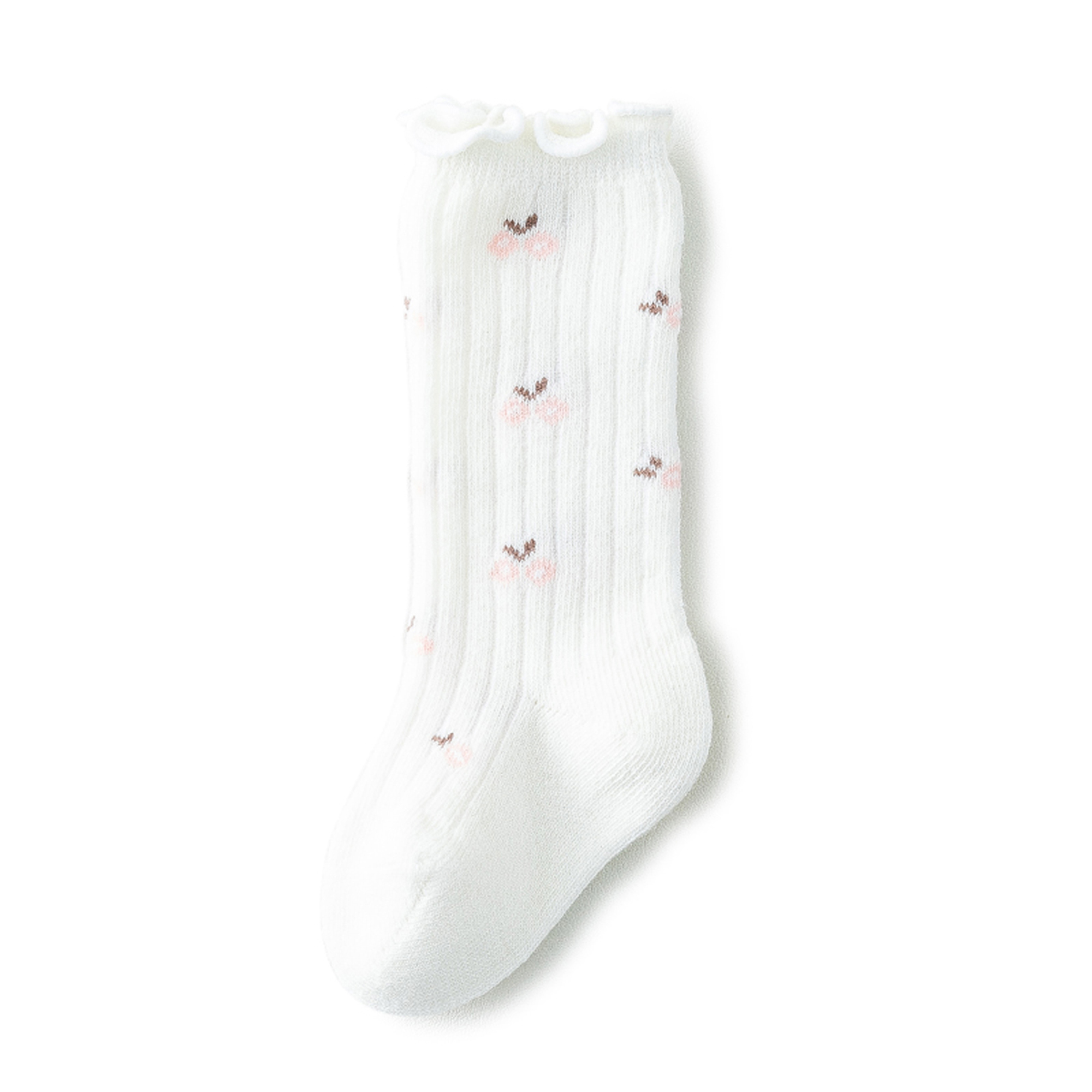 Cenuakty Toddlers Baby Knee High Socks Lettuce Cuffs Floral Print ...