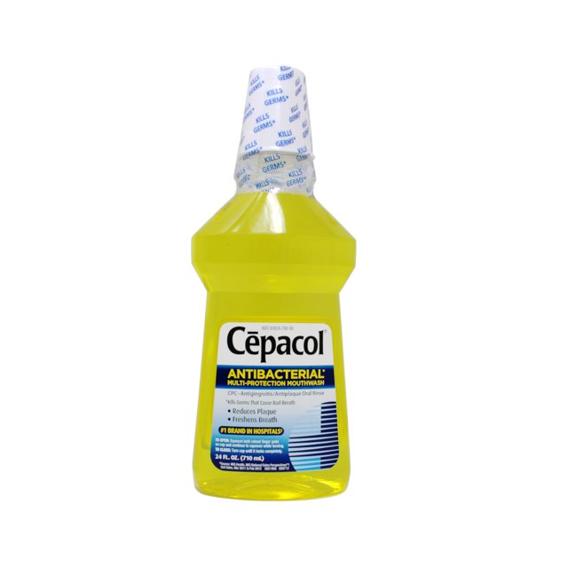 Cepacol Antibacterial Multi-Protection Mouthwash Reduces Plaque and ...