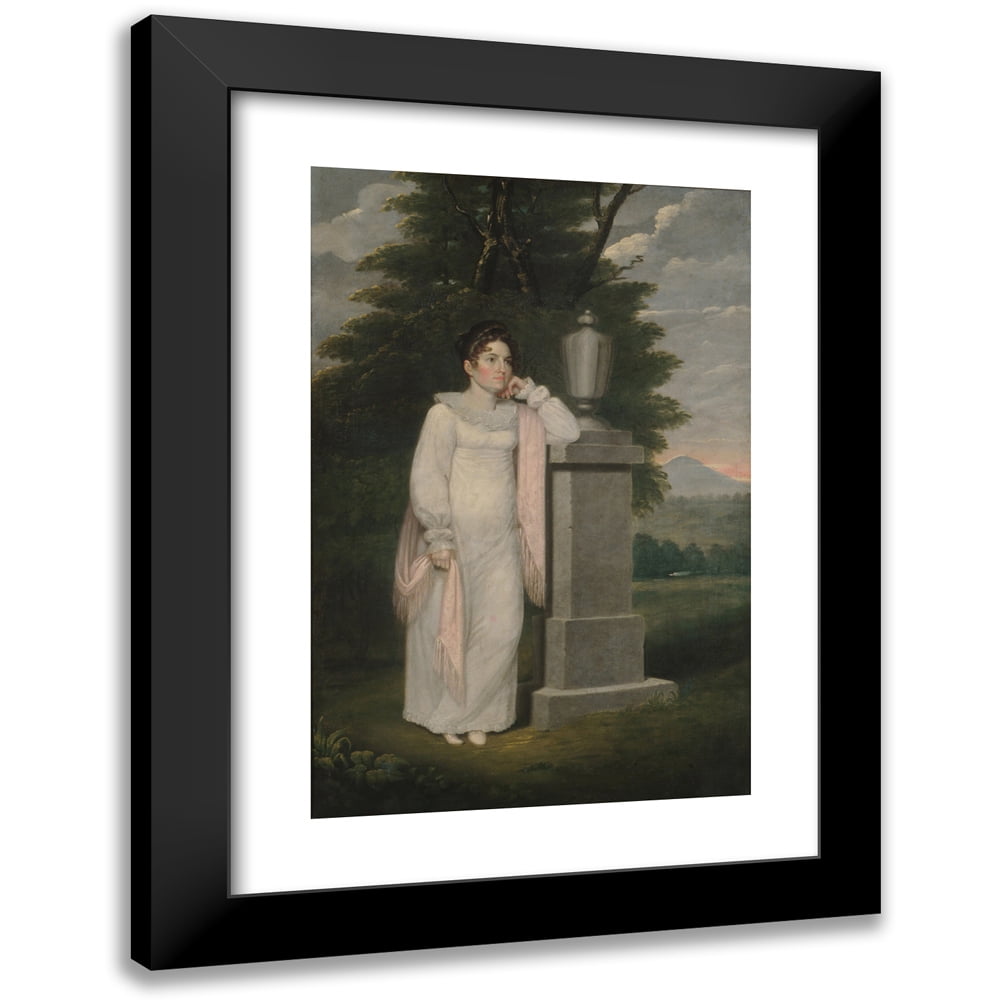 Cephas Thompson 17x24 Black Modern Framed Museum Art Print Titled - Mrs. Cephas Thompson (Olivia ...