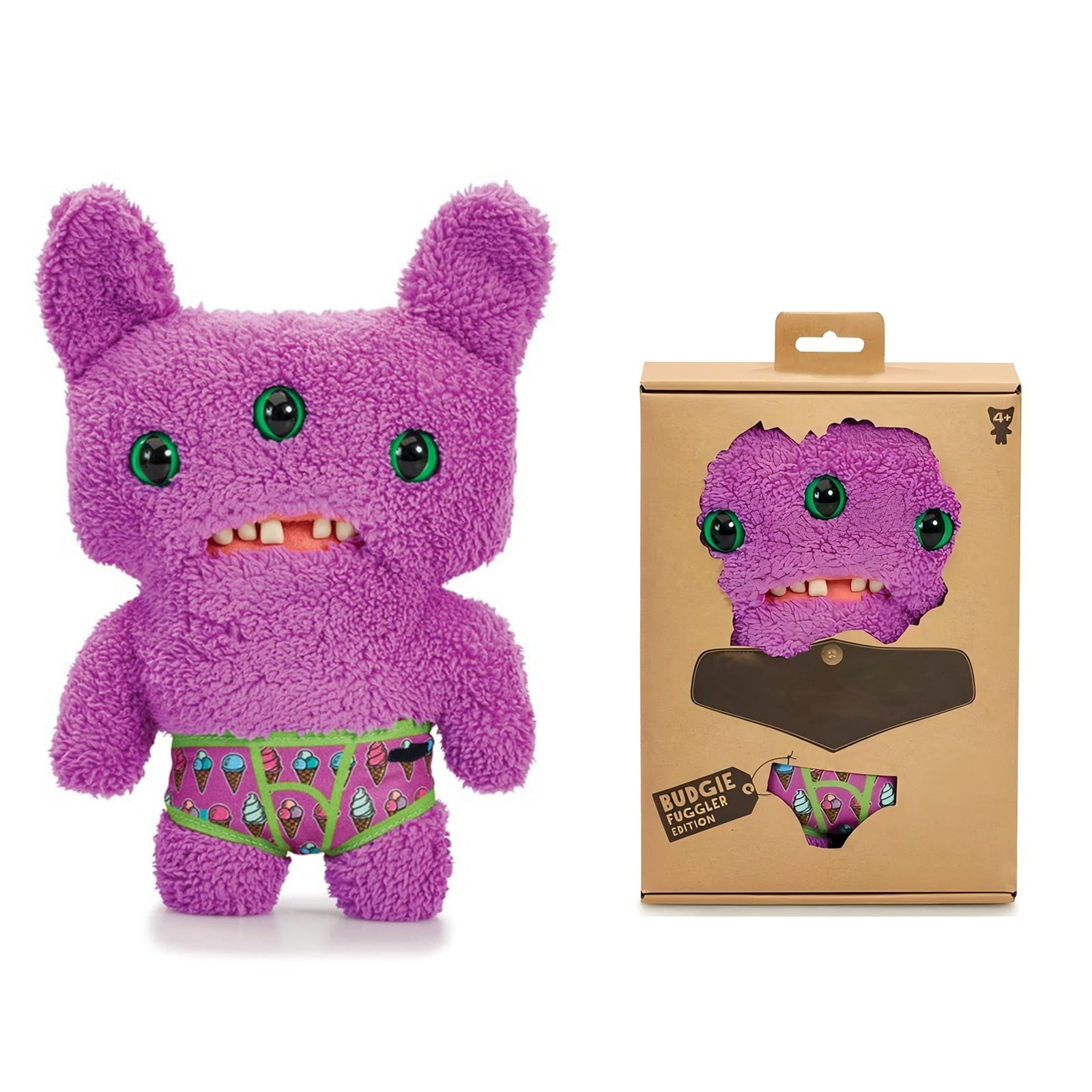 Cepheusun Fuggl-er BUDGIE FUGGL-ERS Series Plush Toys, 9.3" Rabid ...