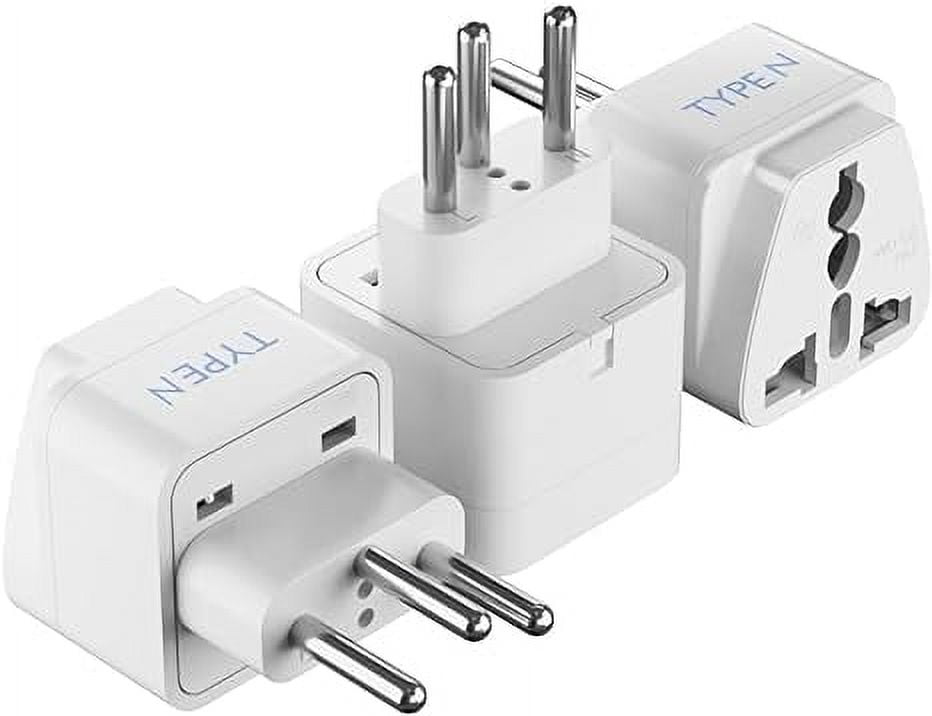 Ceptics Type N Grounded Universal Plug Adapter Converter for Brazil ...