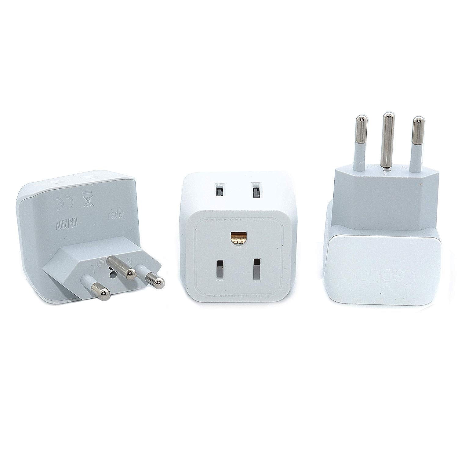 Ceptics CT-11A Switzerland Travel Adapter Plug - Type J (3-Pack ...
