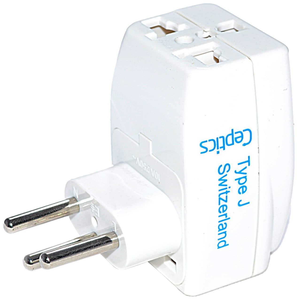 Ceptics Switzerland Travel Adapter Plug - 3 in 1 - Outlet Type J ...