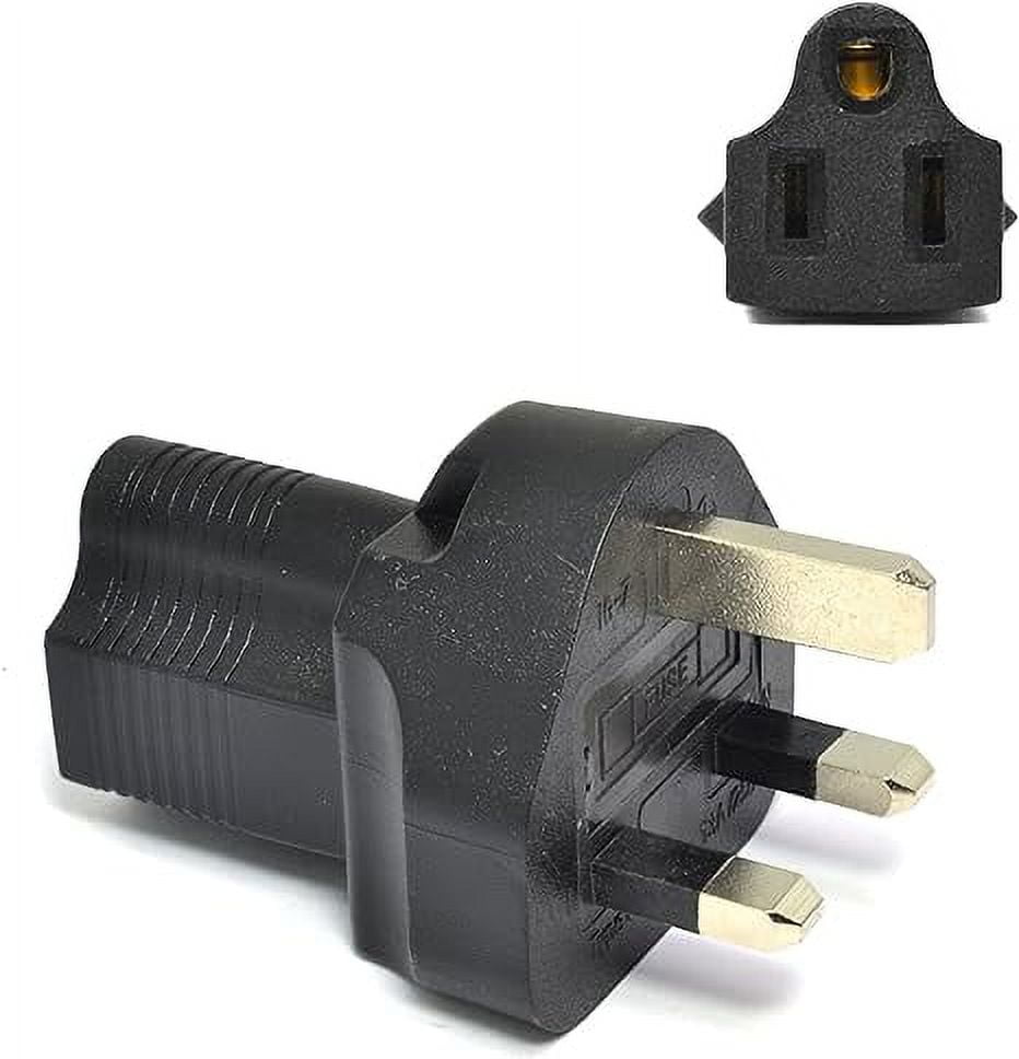 Ceptics UK, UAE, Hong Kong BS-1363 Travel Power Plug Adapter Accepts ...