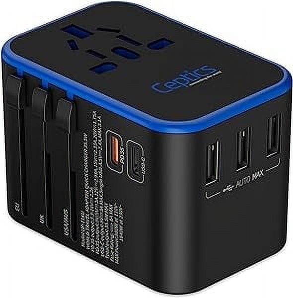 Ceptics World International Travel Plug Adapter - Powerful 33.5W with ...