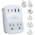 Ceptics World Travel Adapter Kit 2 USB-A, USB-C US Outlets, 20W/QC 18W ...