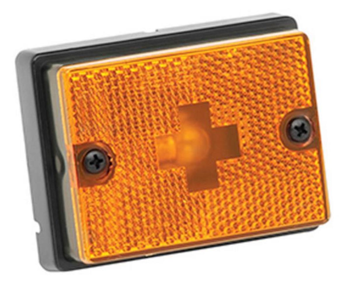 Cequent 203111 Clearance Light w/ Black Stud Mount Base - Amber ...